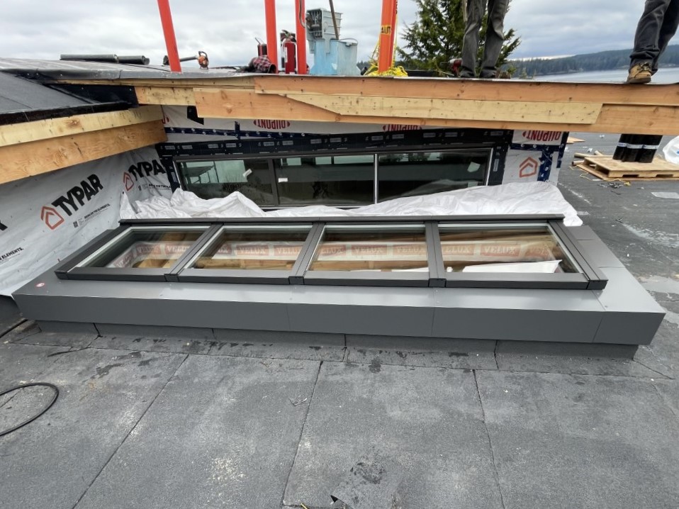 Velux Long Light Installation Skylights Campbell River - Donnelly Skylights