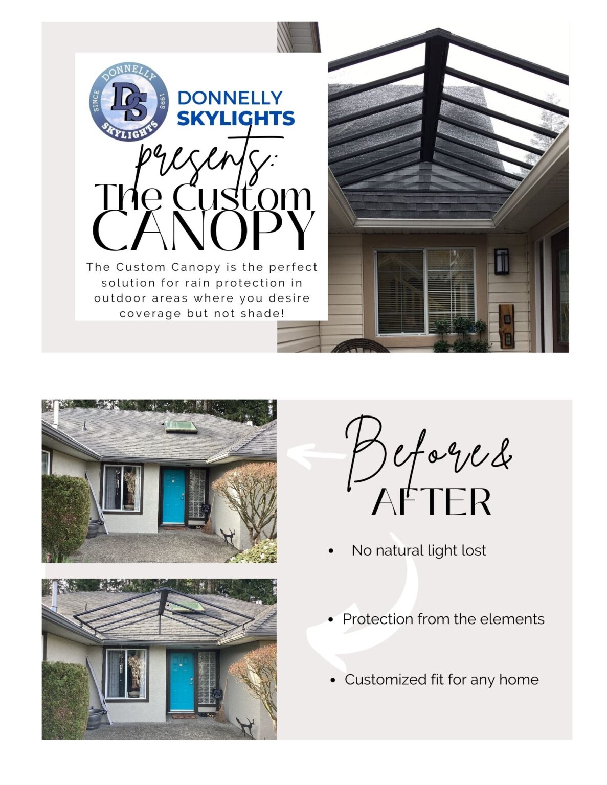 The Custom Canopy | Skylight Installation Vancouver